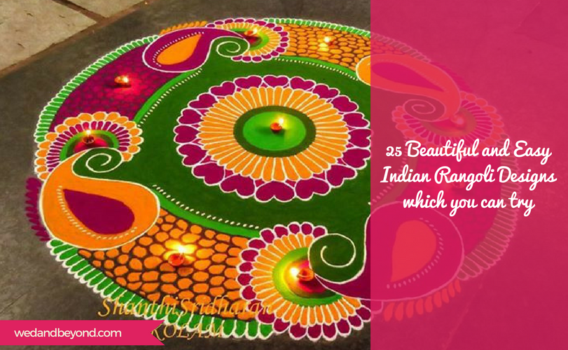 25 Beautiful and Easy Indian Rangoli Designs which you can try ...