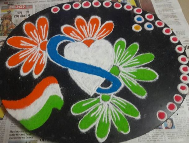 10 Independence Day Rangoli Designs to try - Wedandbeyond