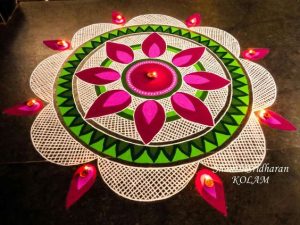 35 Best Mandala Rangoli designs to try - Wedandbeyond